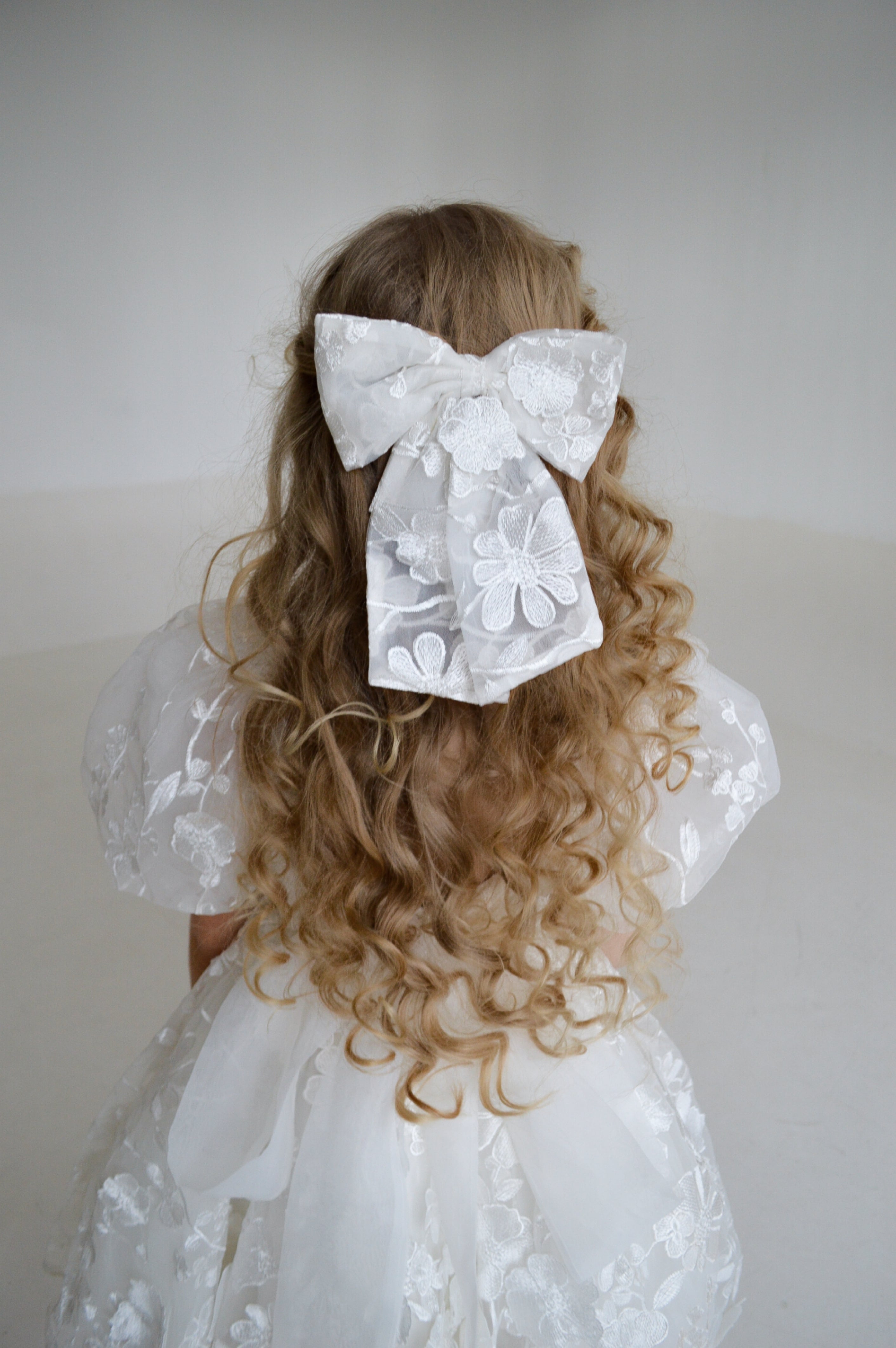 Hope Dress & Hair Bow (Made to order)-MK010 – Mik & Me